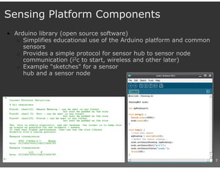 Sensing Platform Overview | PPT