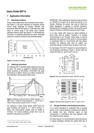 Sensirion humidity sensors_sht1x_datasheet_v5 | PDF