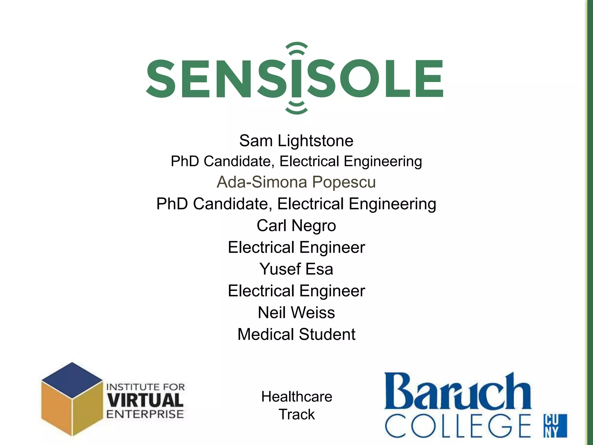SensiSole Smart Pitch | PPTX