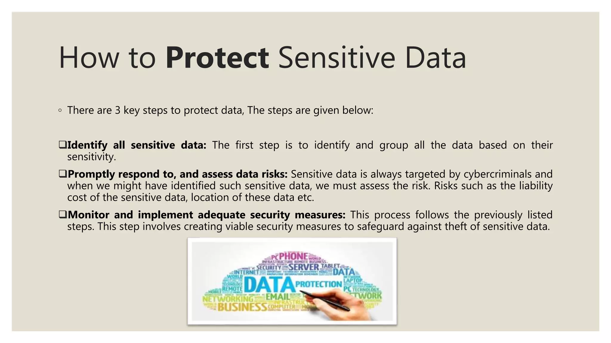 Sensitive data | PPTX