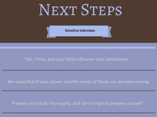 Considerations and Strategies for Conducting Sensitive Research ...