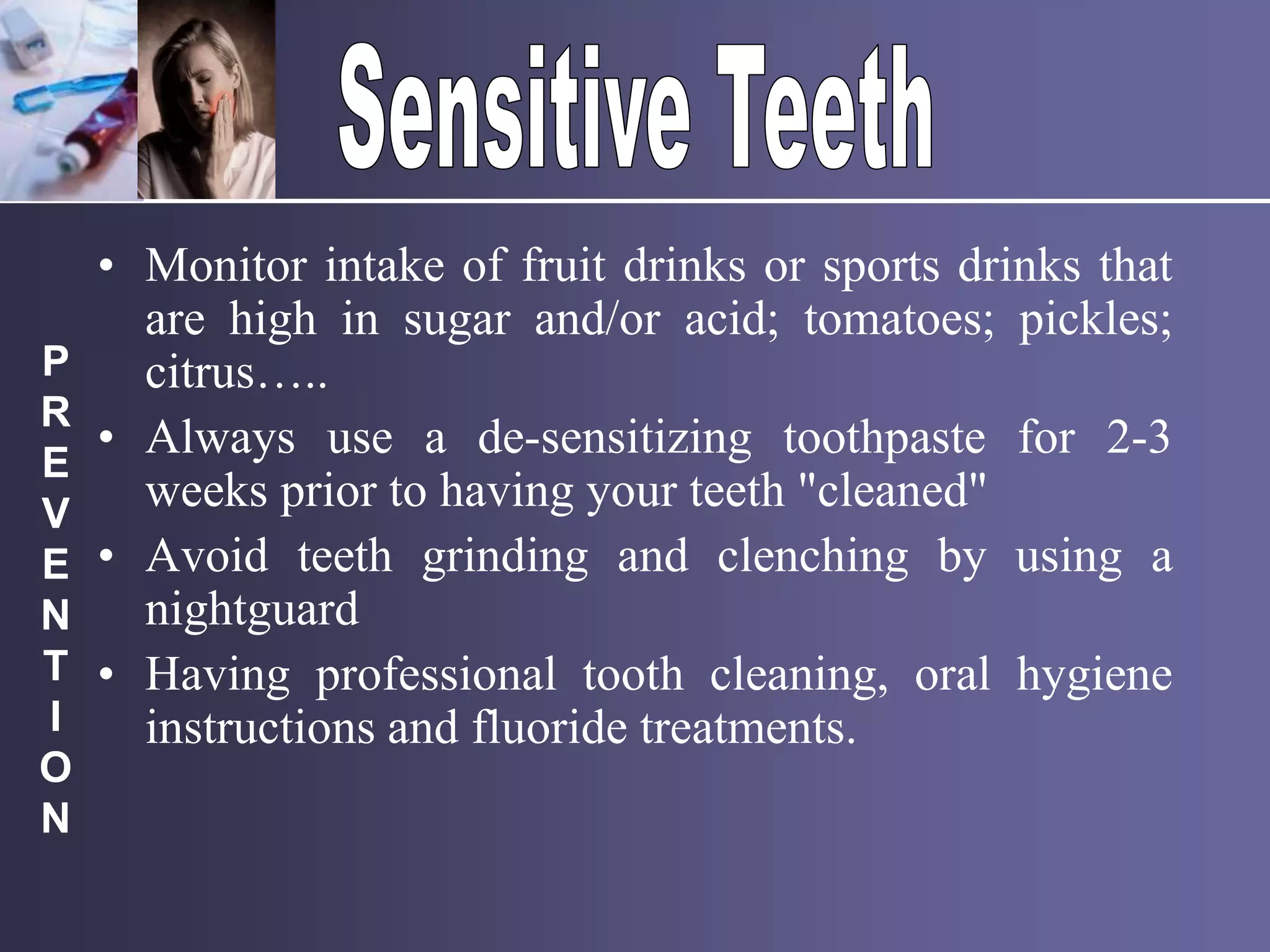 Sensitive teeth | PPTX