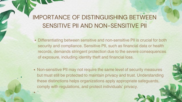 Sensitive PII vs. Non-Sensitive PII: What You Should Know | PDF | Information and Network ...