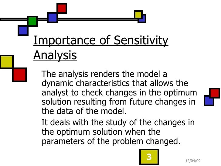Sensitivity Analysis