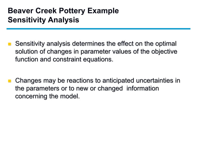 sensitivity analysis.ppt