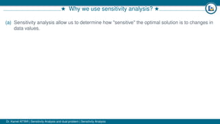 Operations research(Sensitivity analysis) | PDF