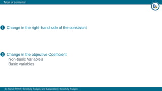 Operations research(Sensitivity analysis) | PDF