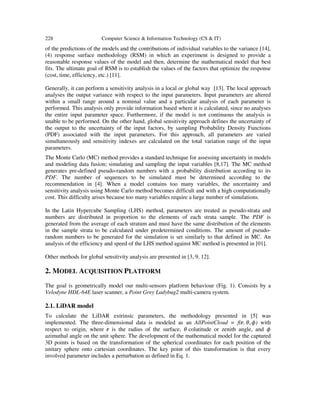 Sensitivity analysis in a lidar camera calibration | PDF