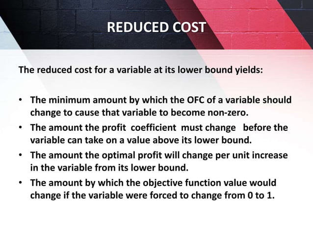 Sensitivity analysis in linear programming problem ( Muhammed Jiyad ...