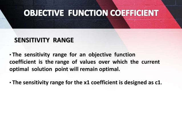 Sensitivity analysis in linear programming problem ( Muhammed Jiyad) | PPTX | Business ...