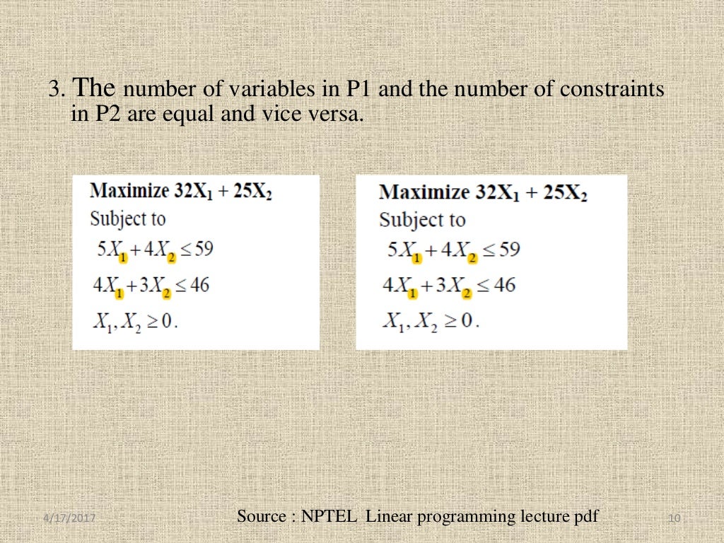 Sensitivity Analysis Linear Programming Copy 