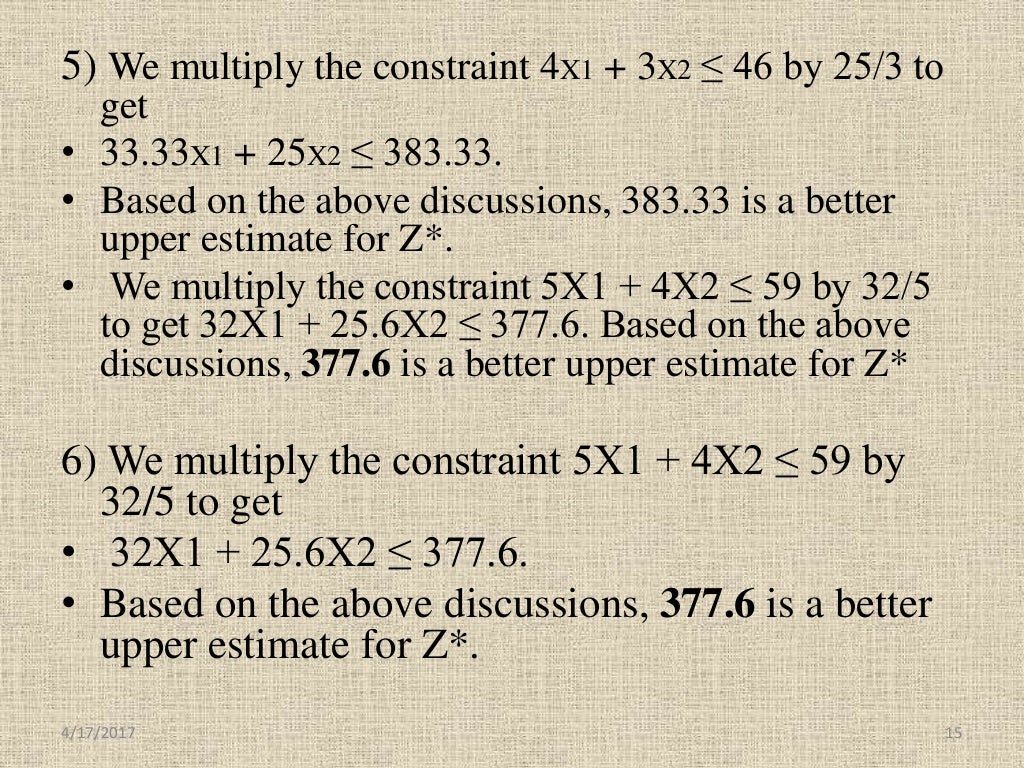 Sensitivity Analysis Linear Programming Copy