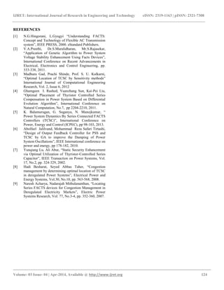 Sensitivity based optimal location of tcsc for improvement of power system security | PDF ...