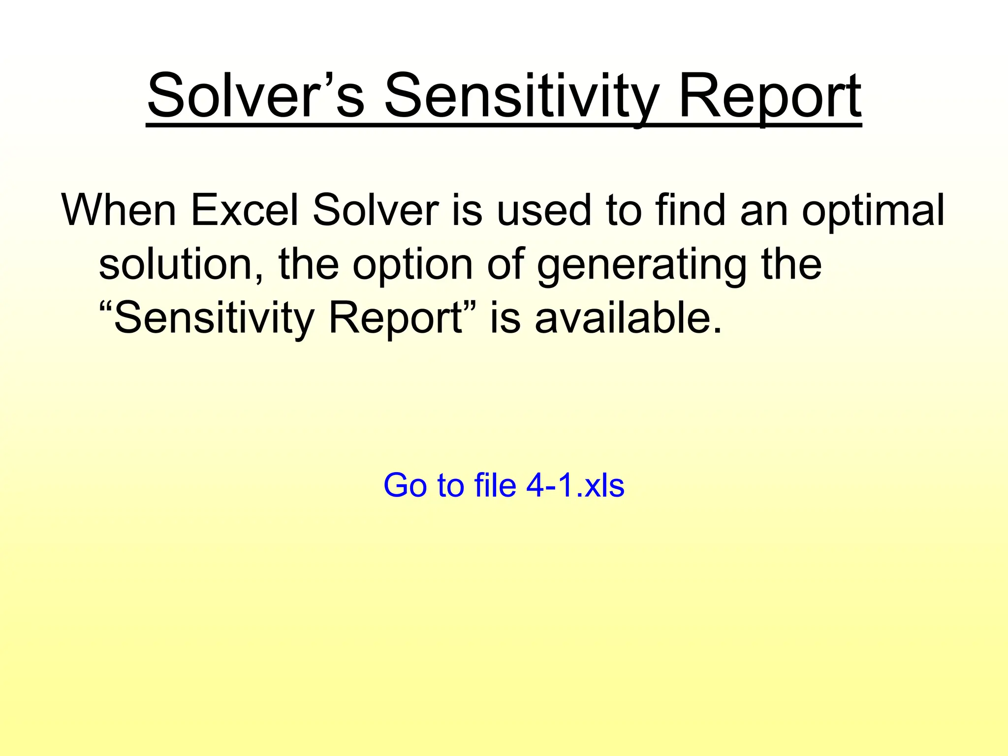 Sensitivity analysis of LP chapter 4.ppt