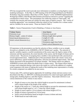 Sensitivity of AERMOD in Modeling Fugitive Dust Emission Sources | PDF