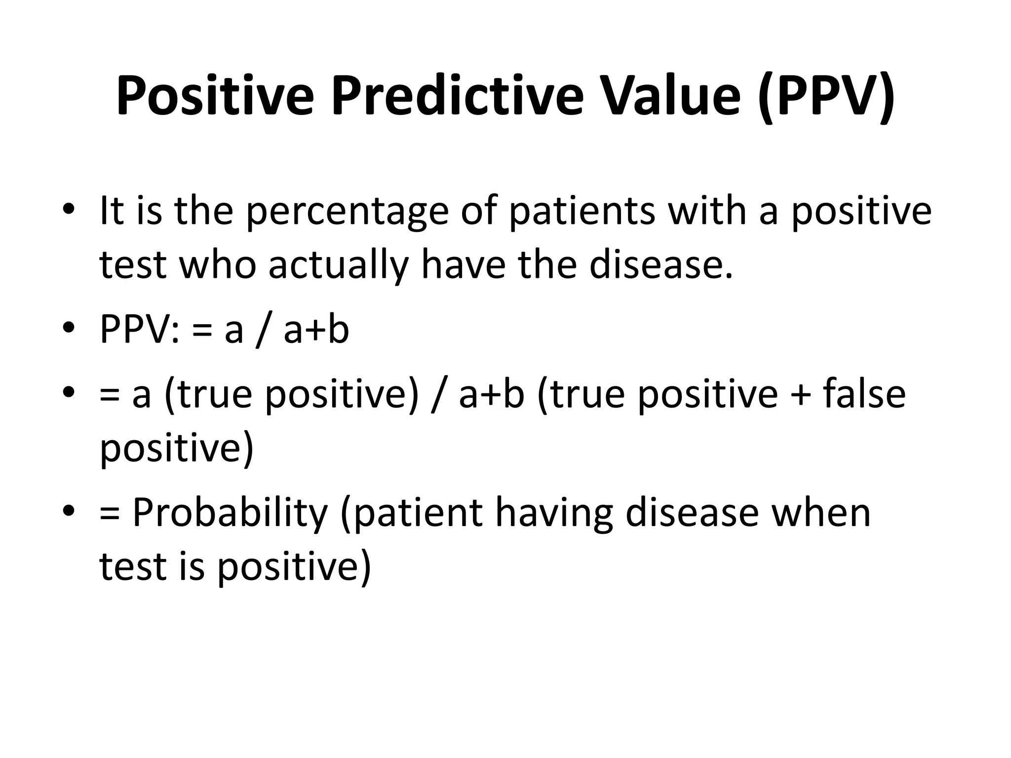Sensitivity, specificity, positive and negative predictive | PPTX