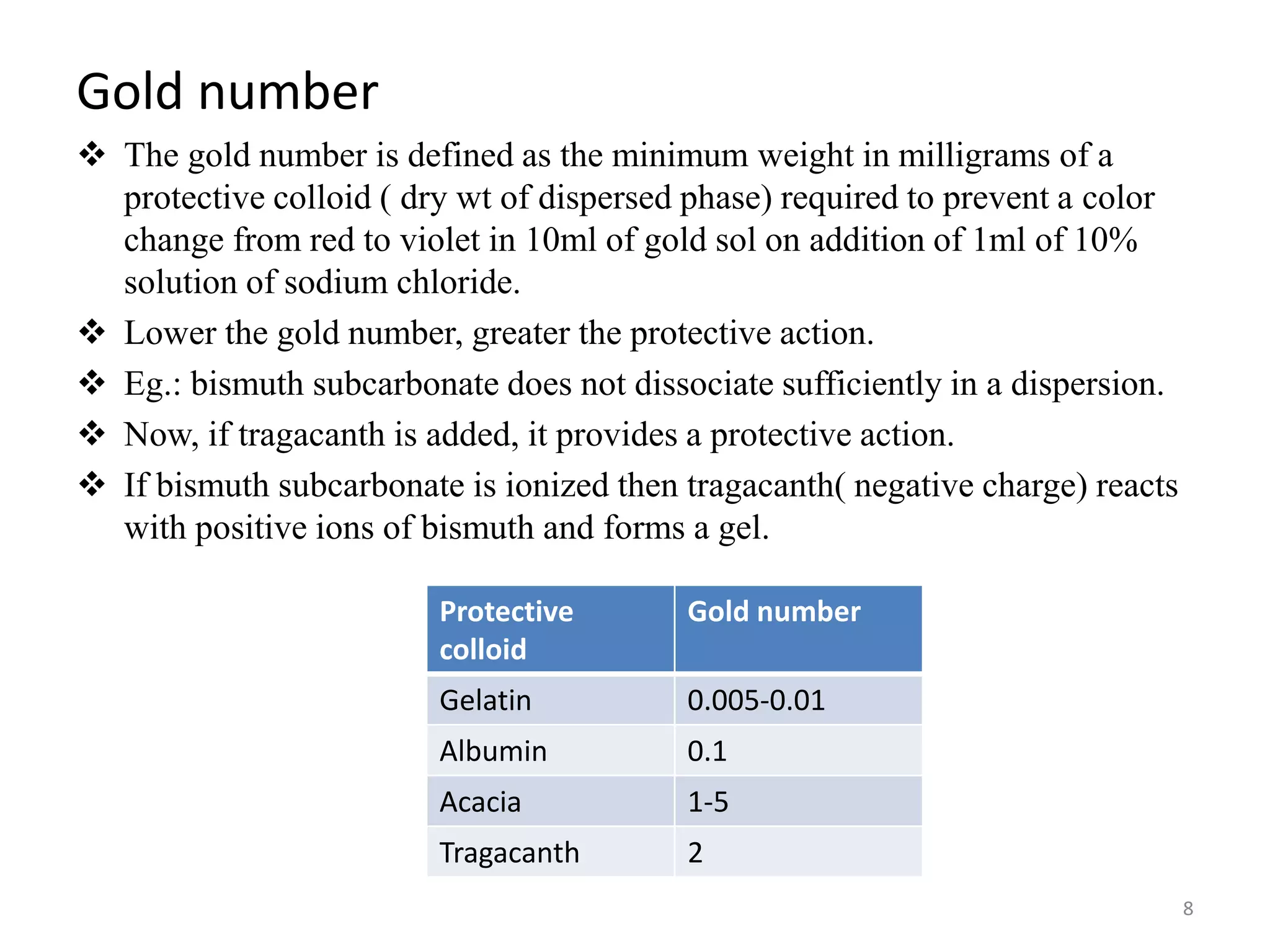 Sensitization and protective colloidal action | PPTX