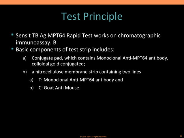 Sensit MPT 64 TB Antigen rapid test | PPT