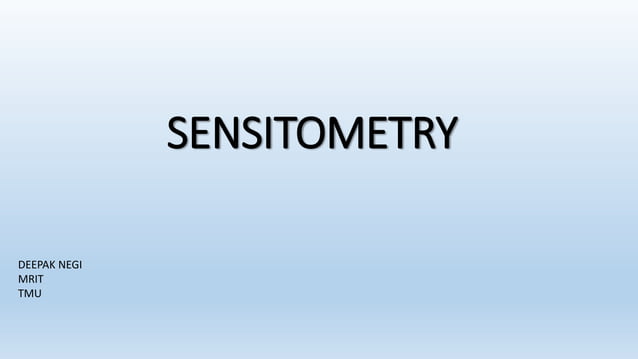 Sensitometer | PPTX | Cameras and Camcorders | Consumer Electronics