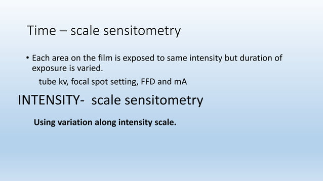 Sensitometer | PPTX | Cameras and Camcorders | Consumer Electronics