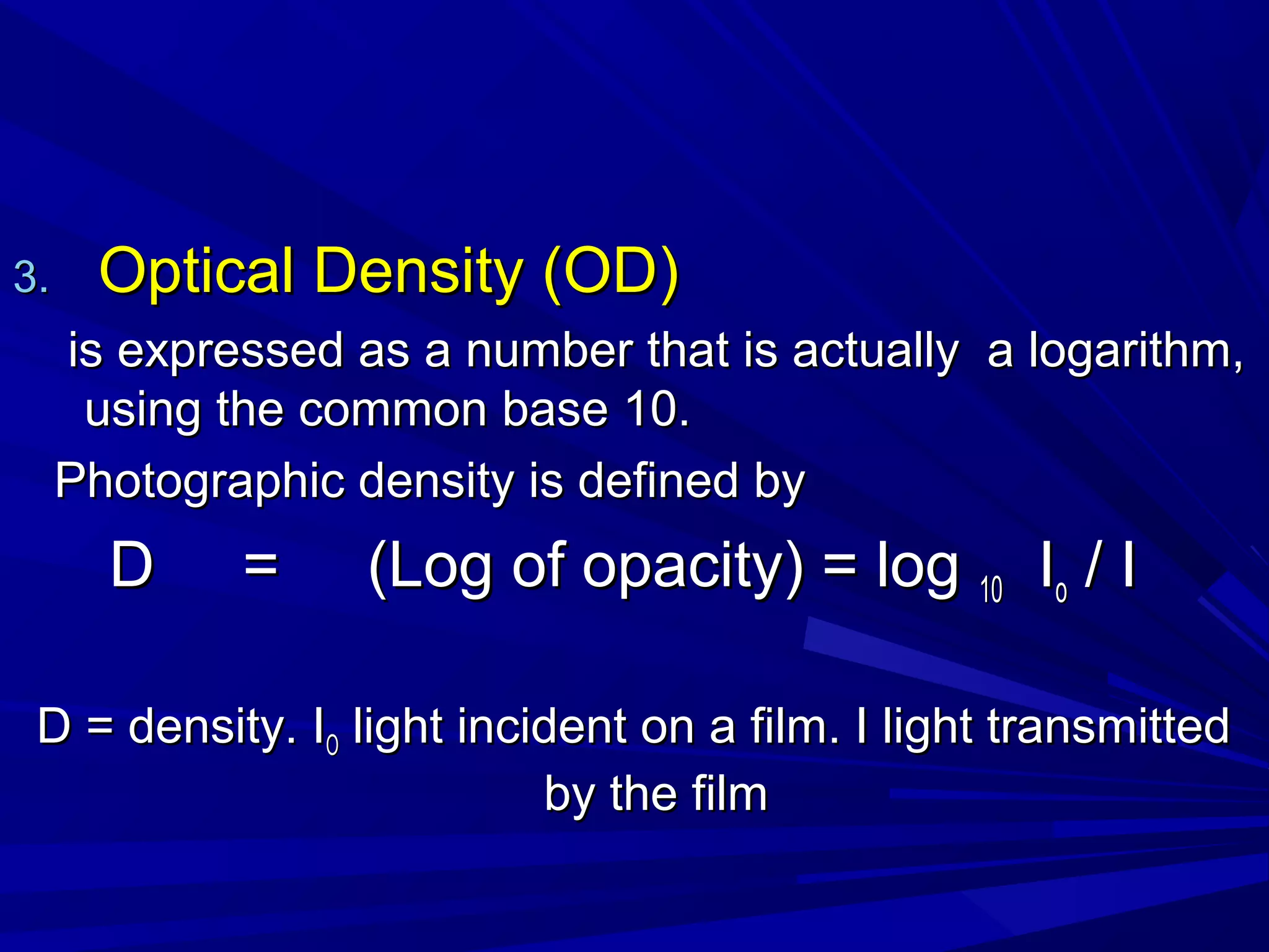 Sensitometry3 | PPT