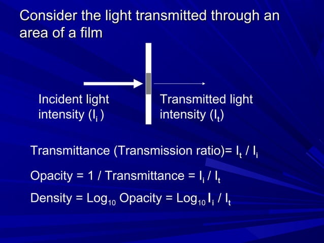 Sensitometry3 | PPT