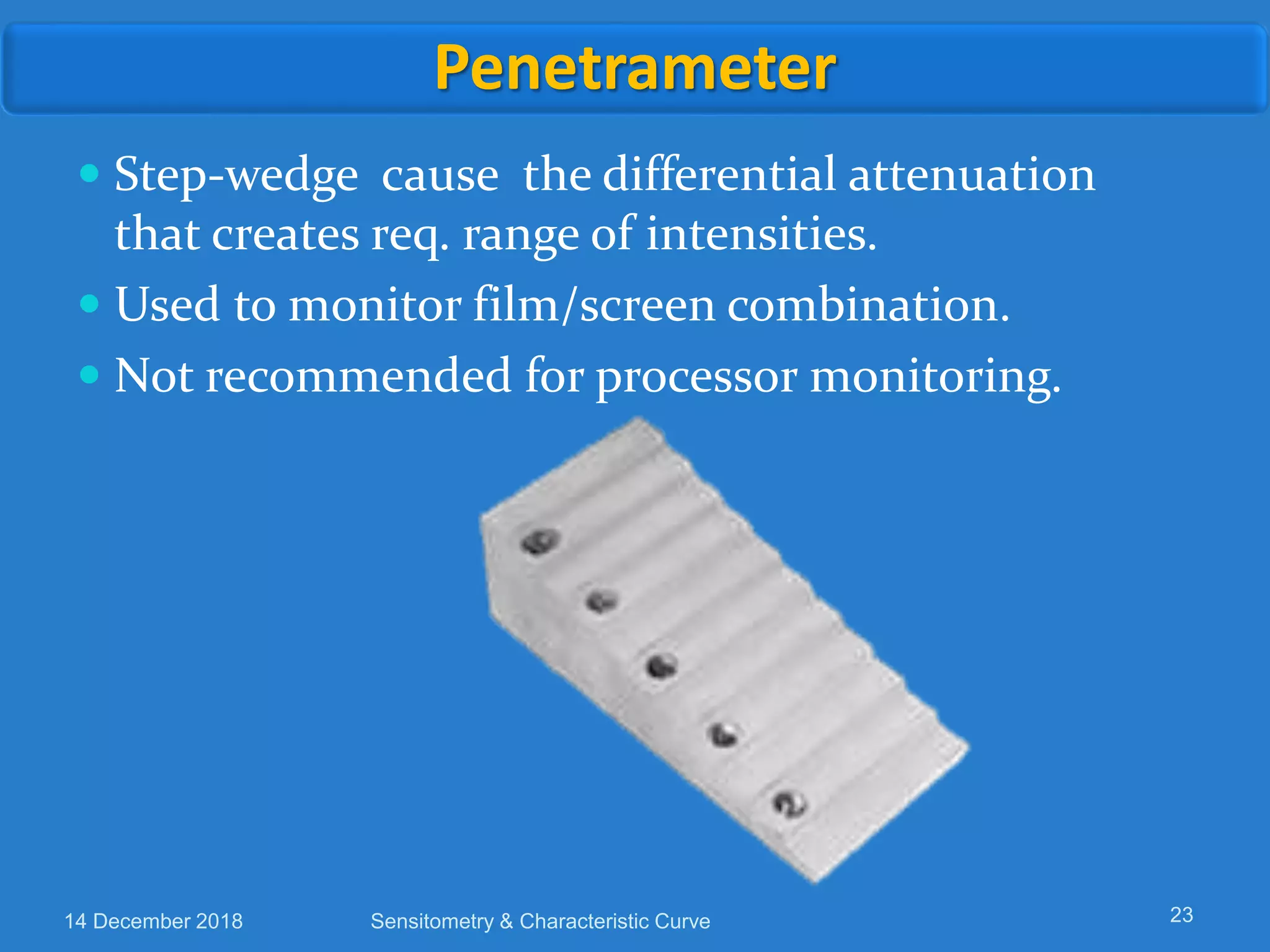 Sensitometry or characteristic curve | PPTX