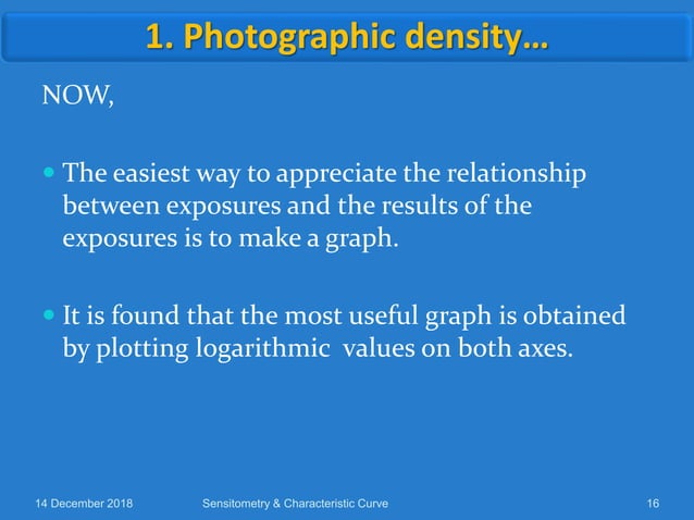 Sensitometry or characteristic curve | PPTX | Photography | Arts and Crafts