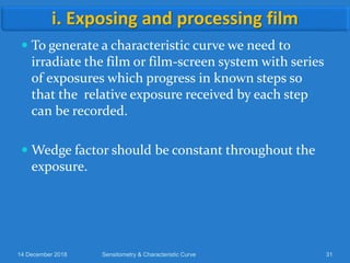 Sensitometry or characteristic curve | PPTX