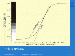 Sensitometry or characteristic curve | PPTX