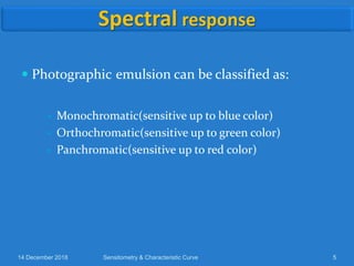 Sensitometry or characteristic curve | PPTX