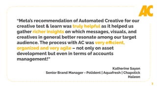 Sensodyne x Automated Creative Case Study | PDF