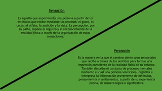 Sensopercepcion | PPTX