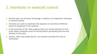 Sensors application and features in robotics .pdf