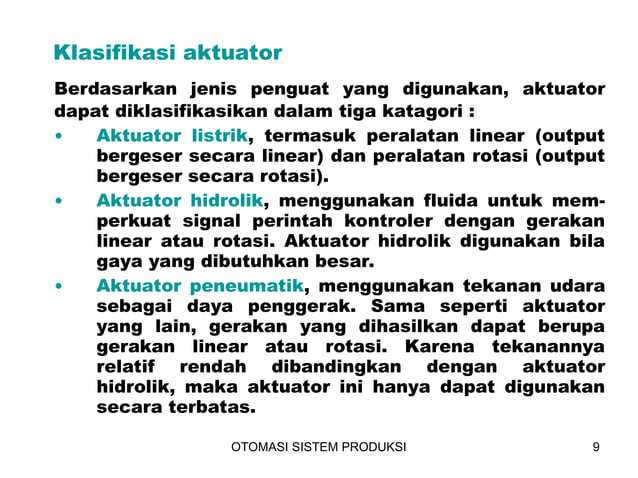 SENSOR AKUATOR PADA SISTEM HIDROLIK DAN PNEUMATIK.ppt
