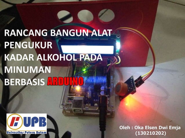 Sensor alkohol berbasis arduino | PPTX