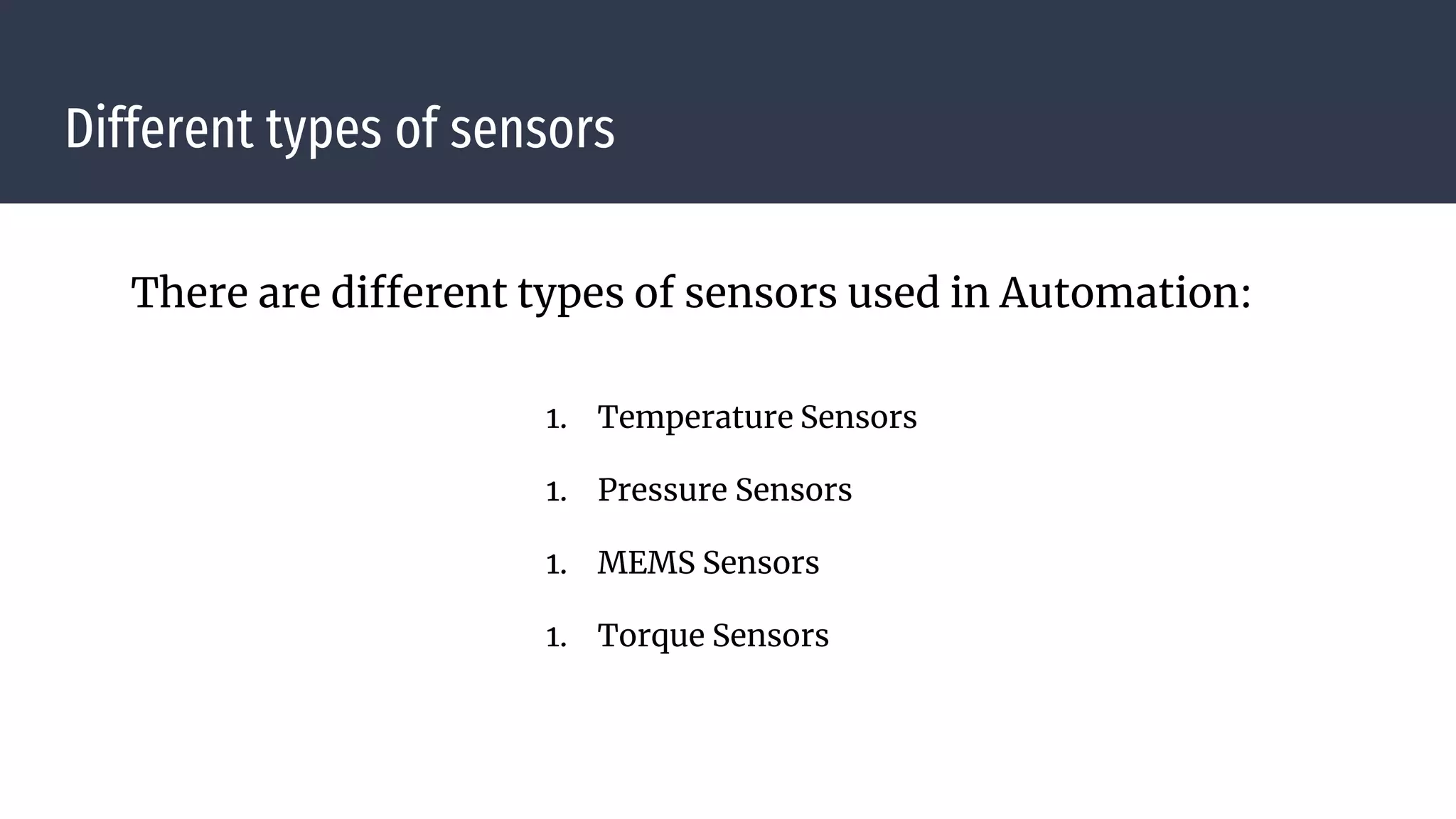 What is sensor and what are the types of sensor? | PPT