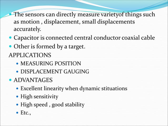 MECHATRONICS-UNIT-I-Sensor and transducers.ppt | Computer Peripherals | Computing