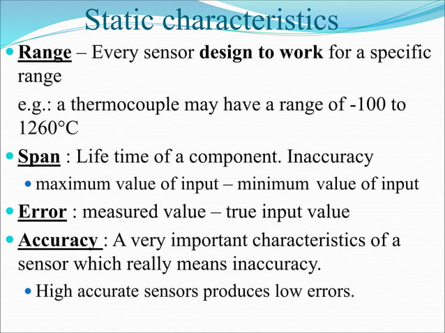 MECHATRONICS-UNIT-I-Sensor and transducers.ppt | Computer Peripherals | Computing