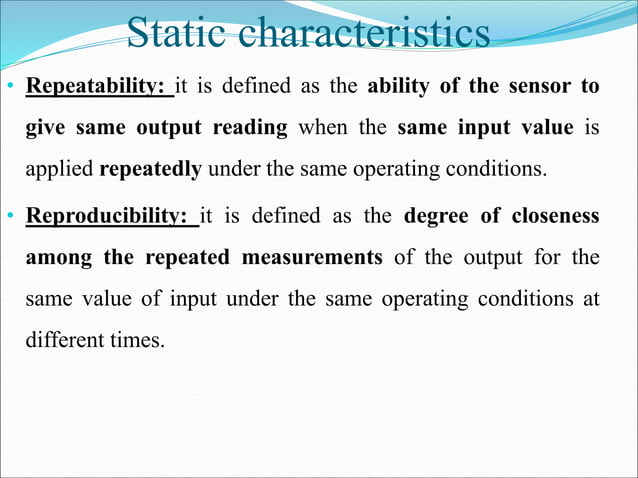MECHATRONICS-UNIT-I-Sensor and transducers.ppt | Computer Peripherals | Computing