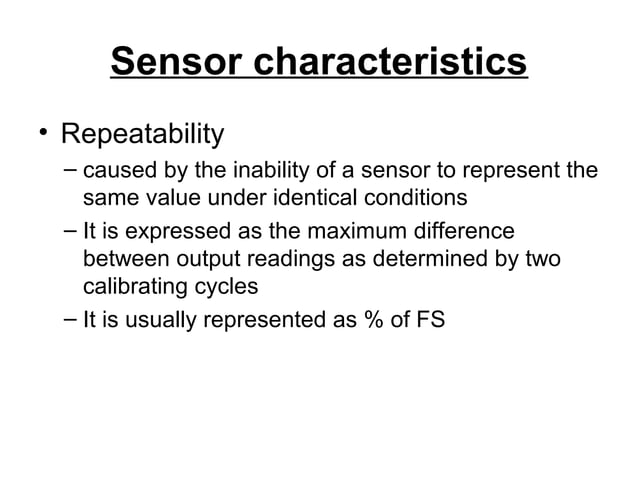 Sensor and transducers lect 1 | PPT | Computer Peripherals | Computing