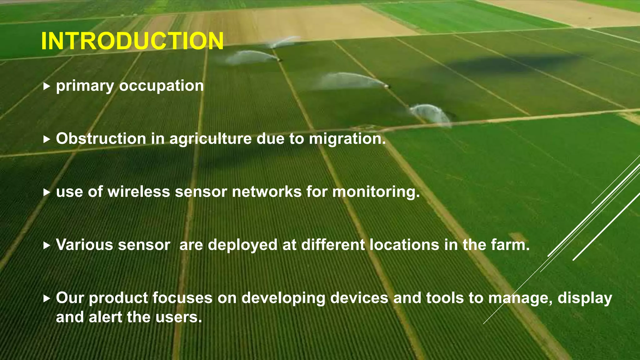 Sensor based smart agriculture system | PPTX