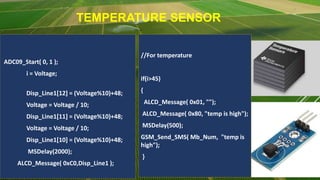Sensor based smart agriculture system | PPTX