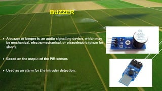 Sensor based smart agriculture system | PPTX