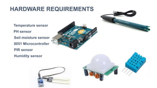 Sensor based smart agriculture system | PPTX