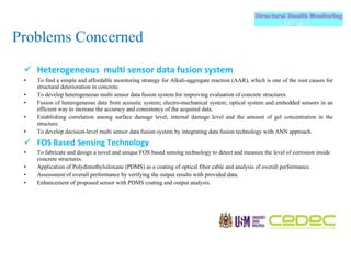Sensor based structural health monitoring of concrete structures | PPT
