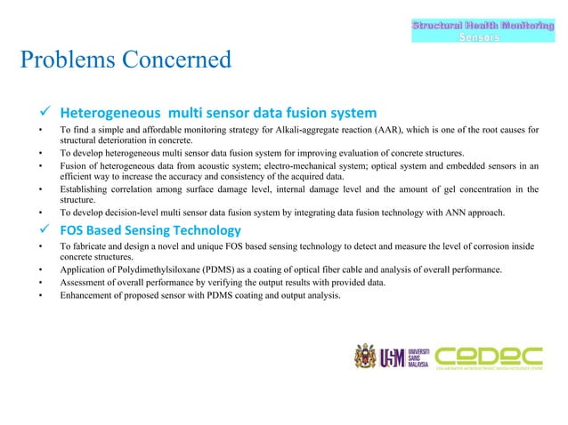 Sensor Based Structural Health Monitoring Of Concrete Structures Ppt