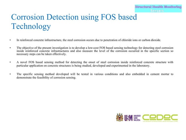 Sensor based structural health monitoring of concrete structures | PPT
