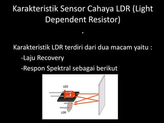 Sensor cahaya (ldr) - smkn 7 Semarang | PPT
