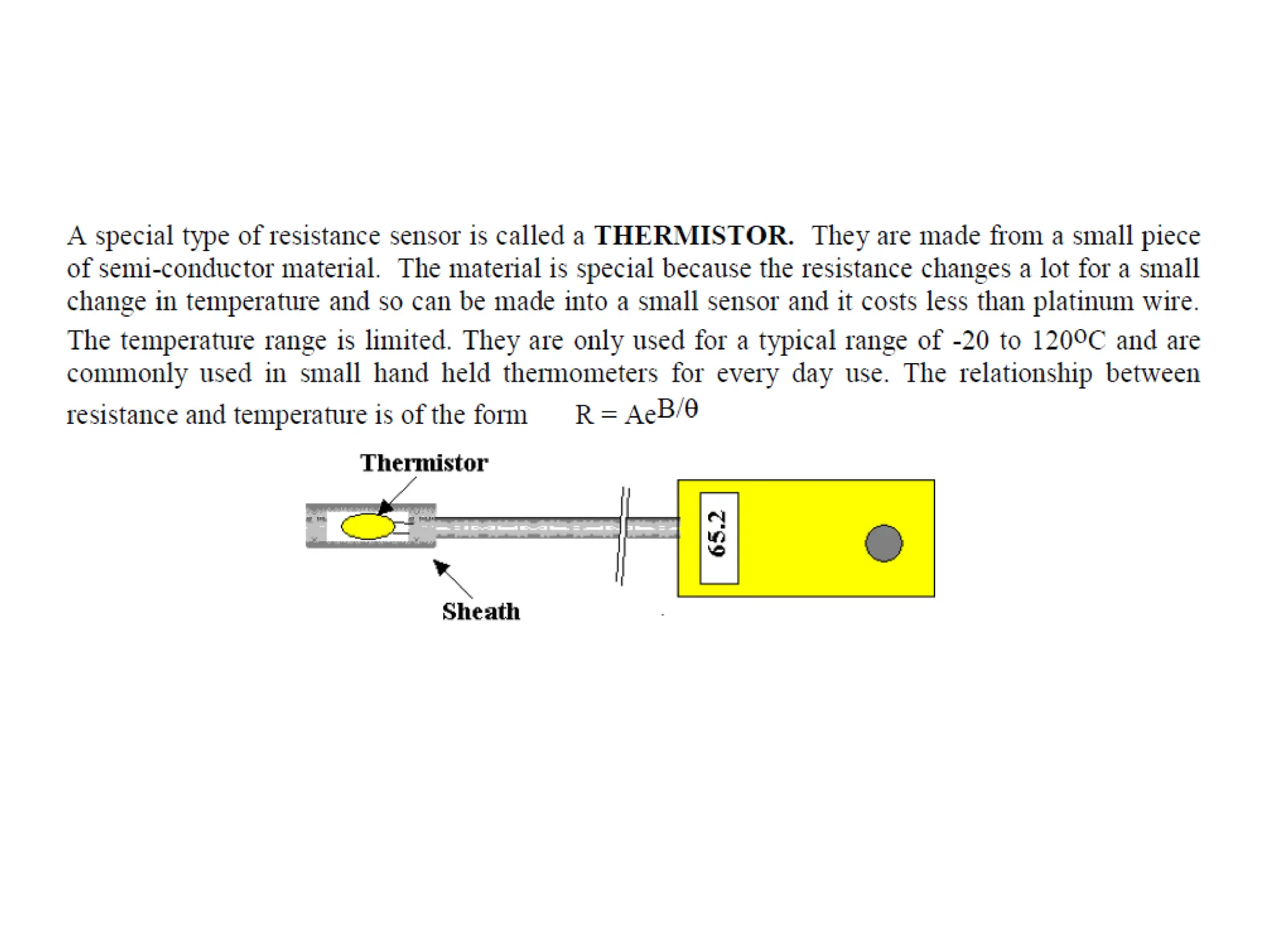 How to calculate sensors for temperature and etc | PPT